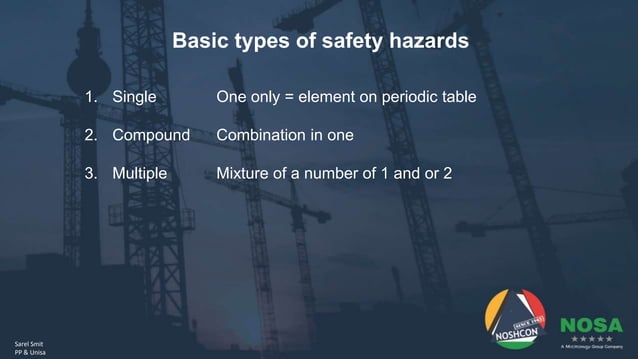 A Different Look at Safety Hazards and Origins of Safety Risk | PPTX