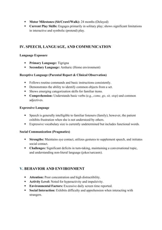 Comprehensive Clinical Speech-Language Therapy Assessment and ...