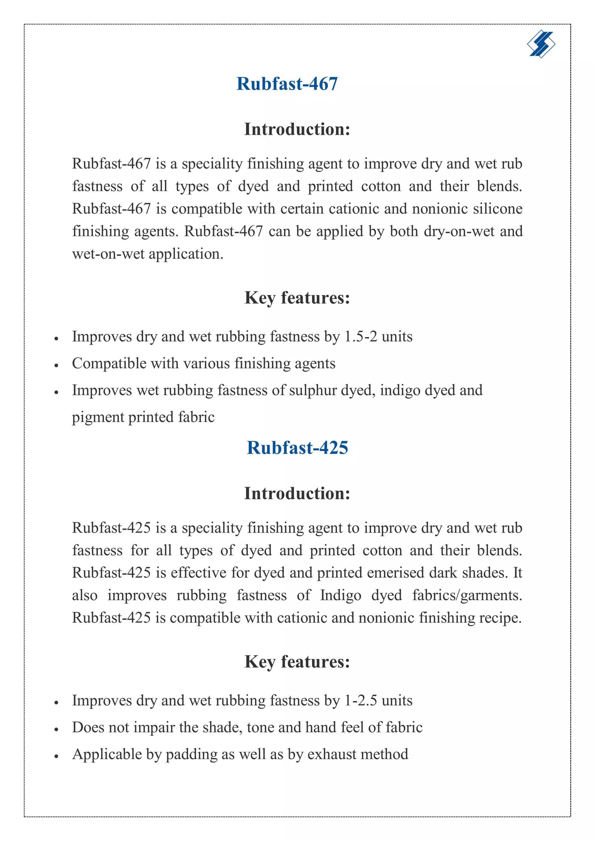 Sarex products | PDF