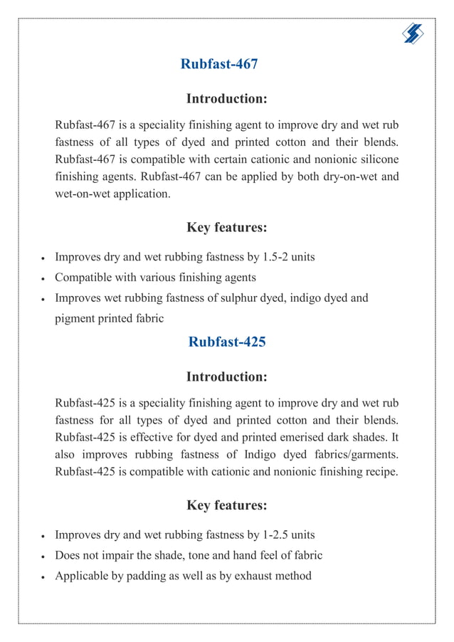 Sarex products | PDF