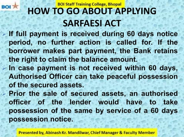 Sarfaesi Act 2002 | PDF