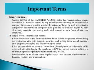 Sarfaesi act ppt | PPTX
