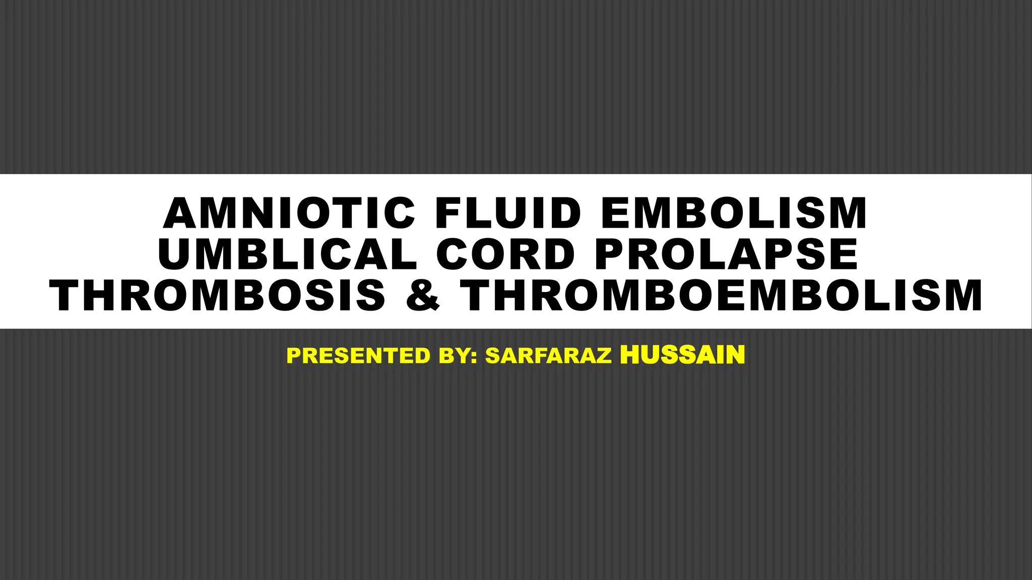 Obsteric emergencies by dr sarfrac A Vast overview | PPT