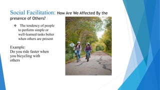Group Influence In social Psychology Chapter 8 | PPTX