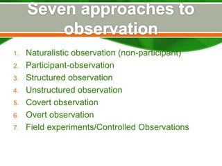 Sarfraz group.......presentation observation | PPT