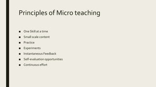 Micro-teaching | PPT