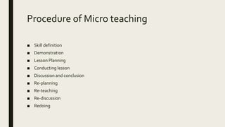 Micro-teaching | PPT