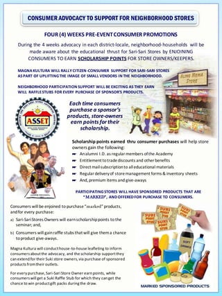 SARI-SARI STORE SEMINARS - Retail Relations For Consumer Products | PDF