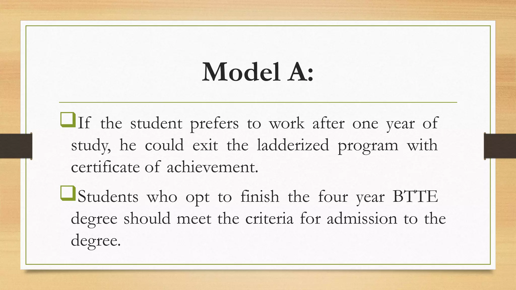 The Curriculum of BSE and BEED | PPT