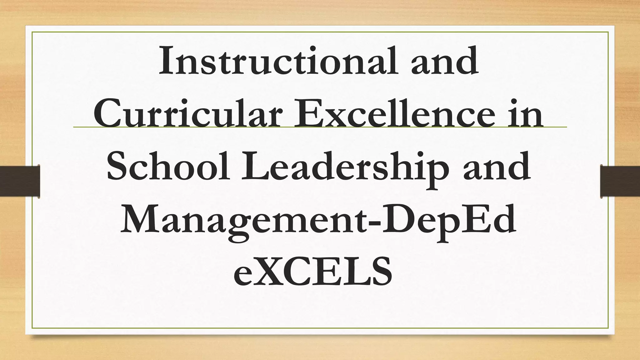 The Curriculum of BSE and BEED | PPT
