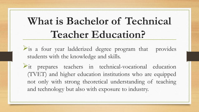 The Curriculum of BSE and BEED | PPT