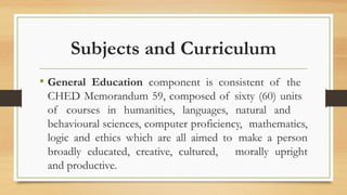 The Curriculum of BSE and BEED | PPT