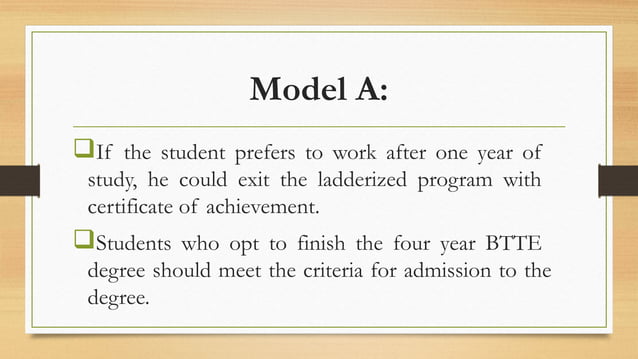 The Curriculum of BSE and BEED | PPT