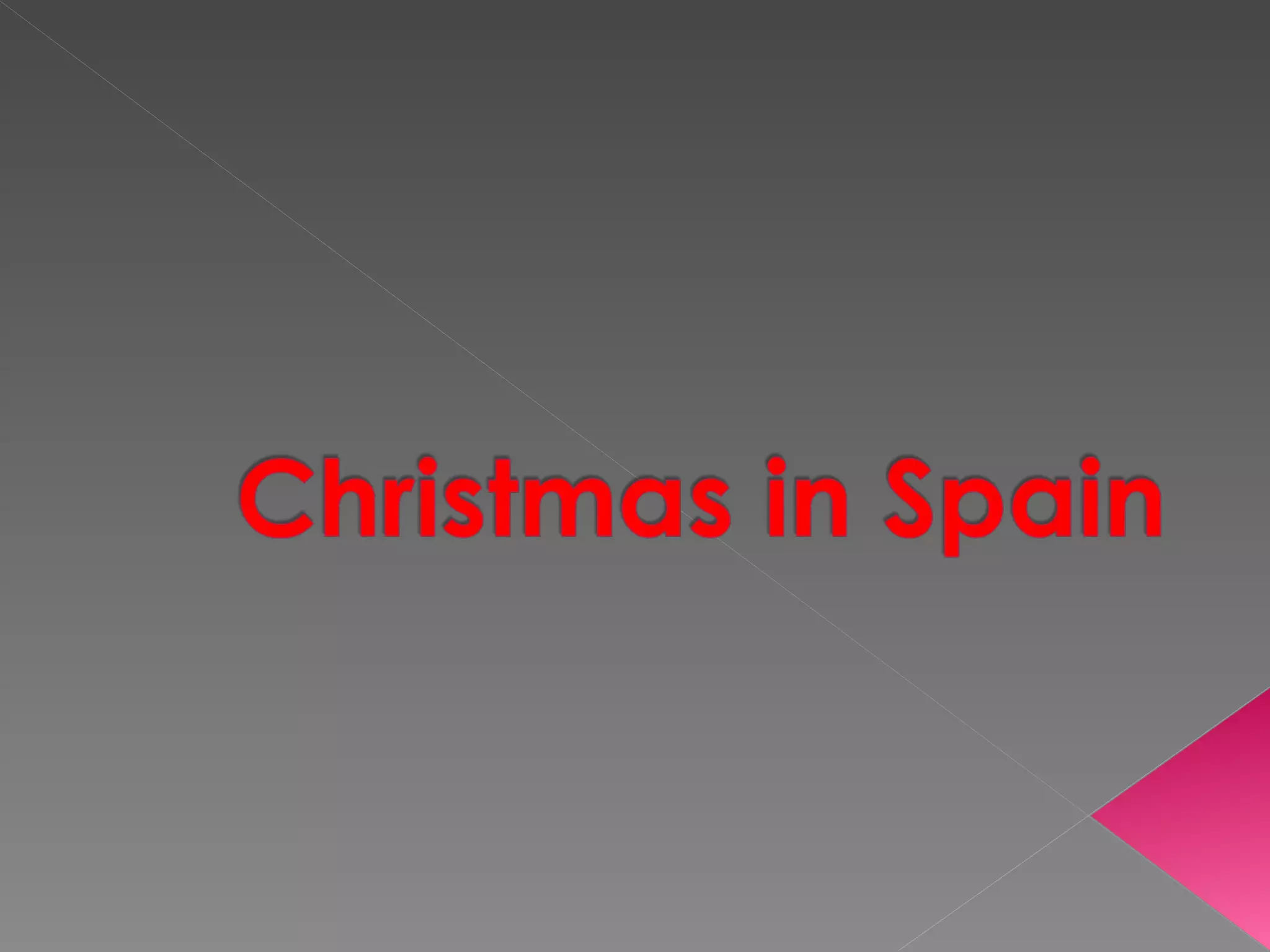 Christmas in Spain | PPT