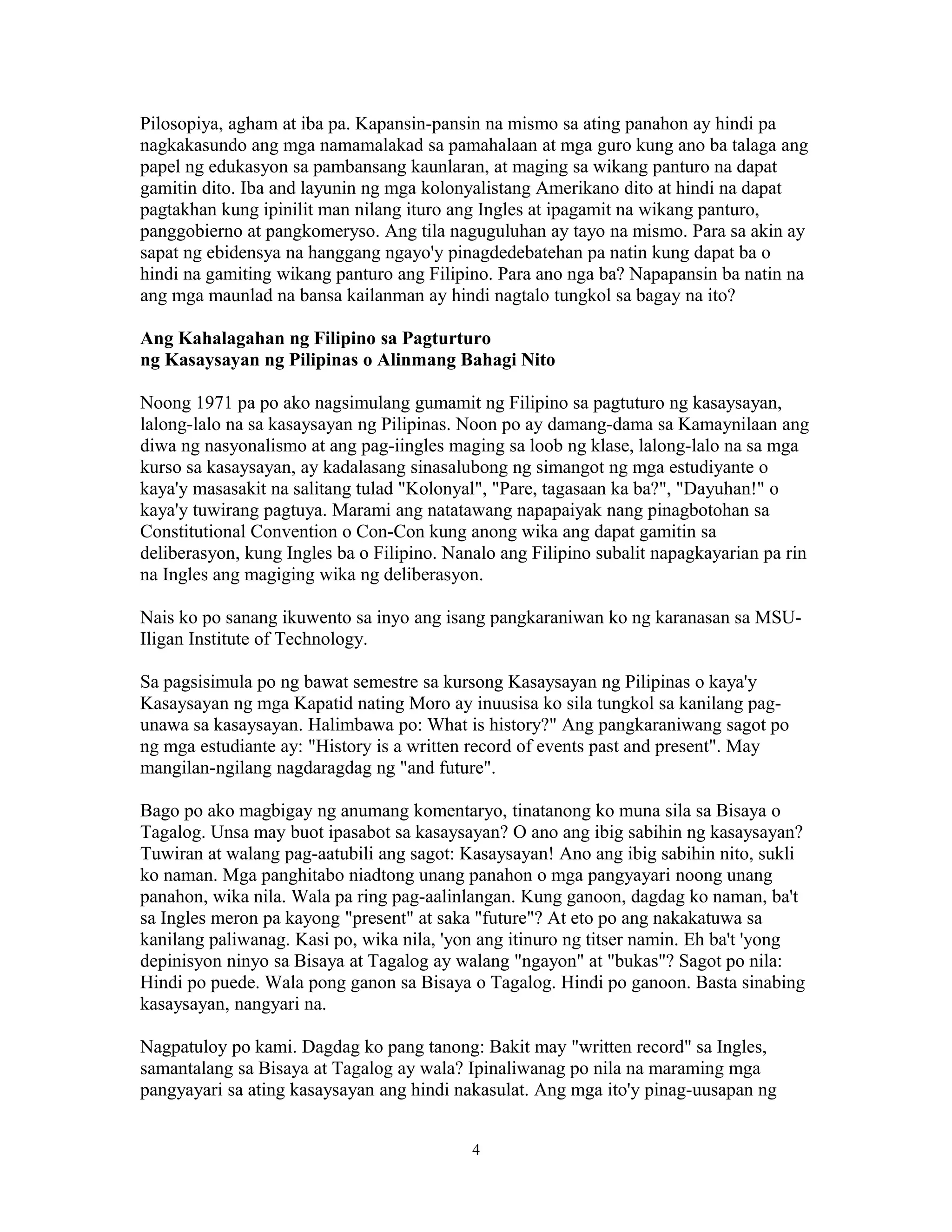 Sariling wikang-panturo-mle-2010 | DOC