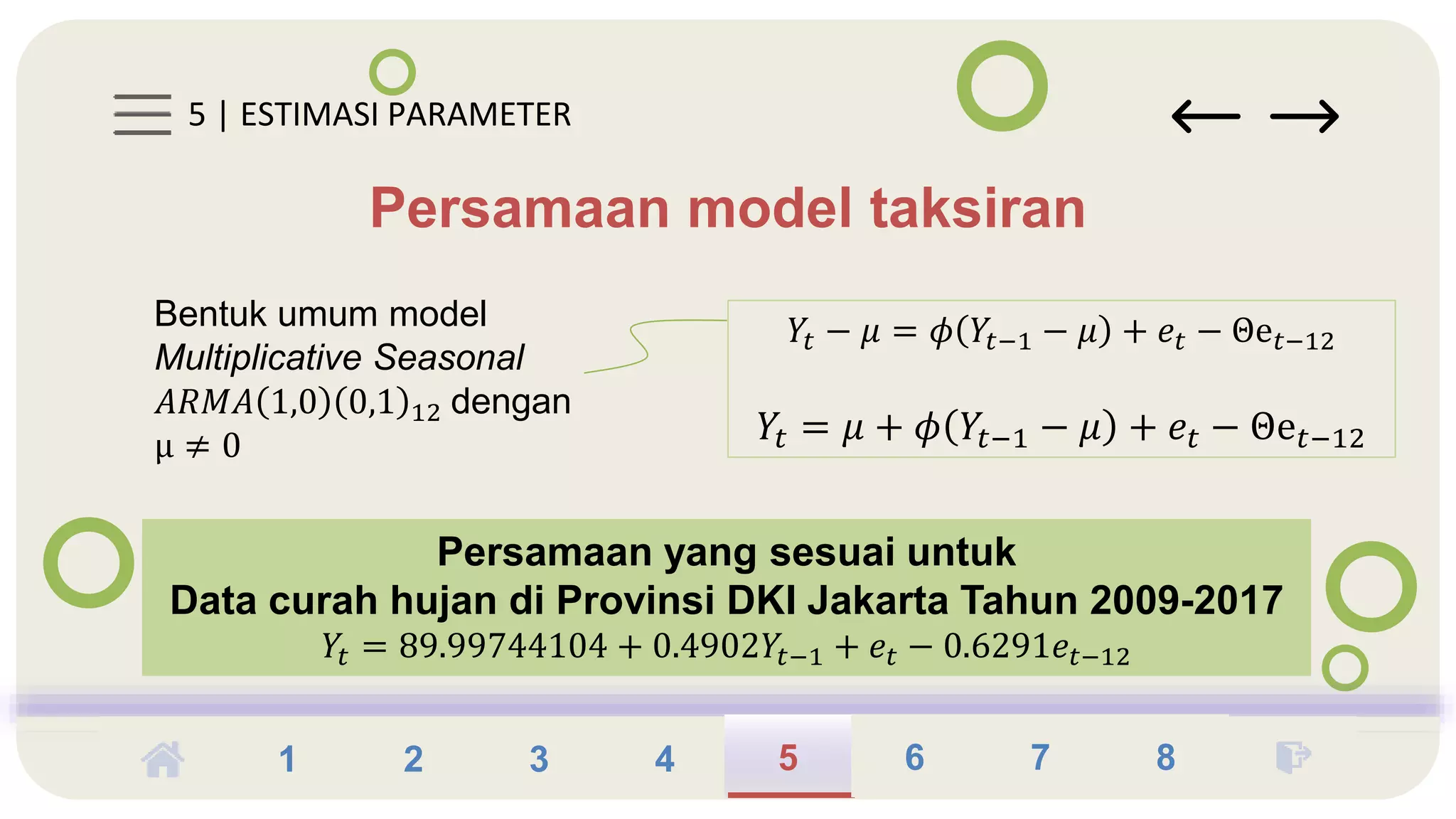 PENERAPAN METODE PERAMALAN SARIMA (SEASONAL AUTOREGRESSIVE INTEGRATED ...