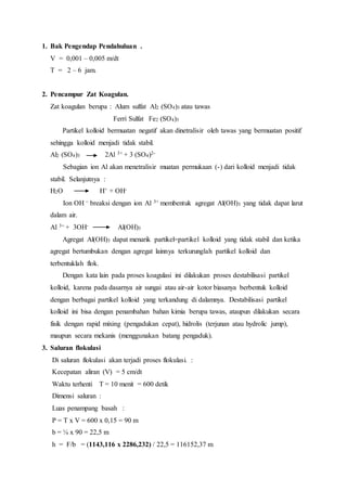 Teknik Penyehatan - Desain Saringan cepat | DOCX