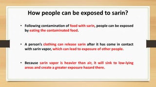 Sarin ppt | PPTX