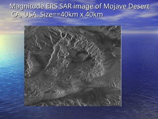 SAR (InSAR) INTERFEROMETRY+ remote sensing | PPT