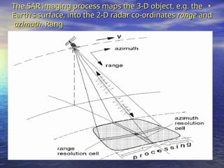 SAR (InSAR) INTERFEROMETRY+ remote sensing | PPT