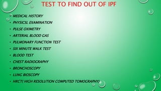 Sarita,Group-116, idiopathic pulmonary fibrosis,topic 6.pptx