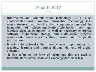 Emerging Learning Technologies (ELT) :- Some Challenges | PPTX | IT and ...
