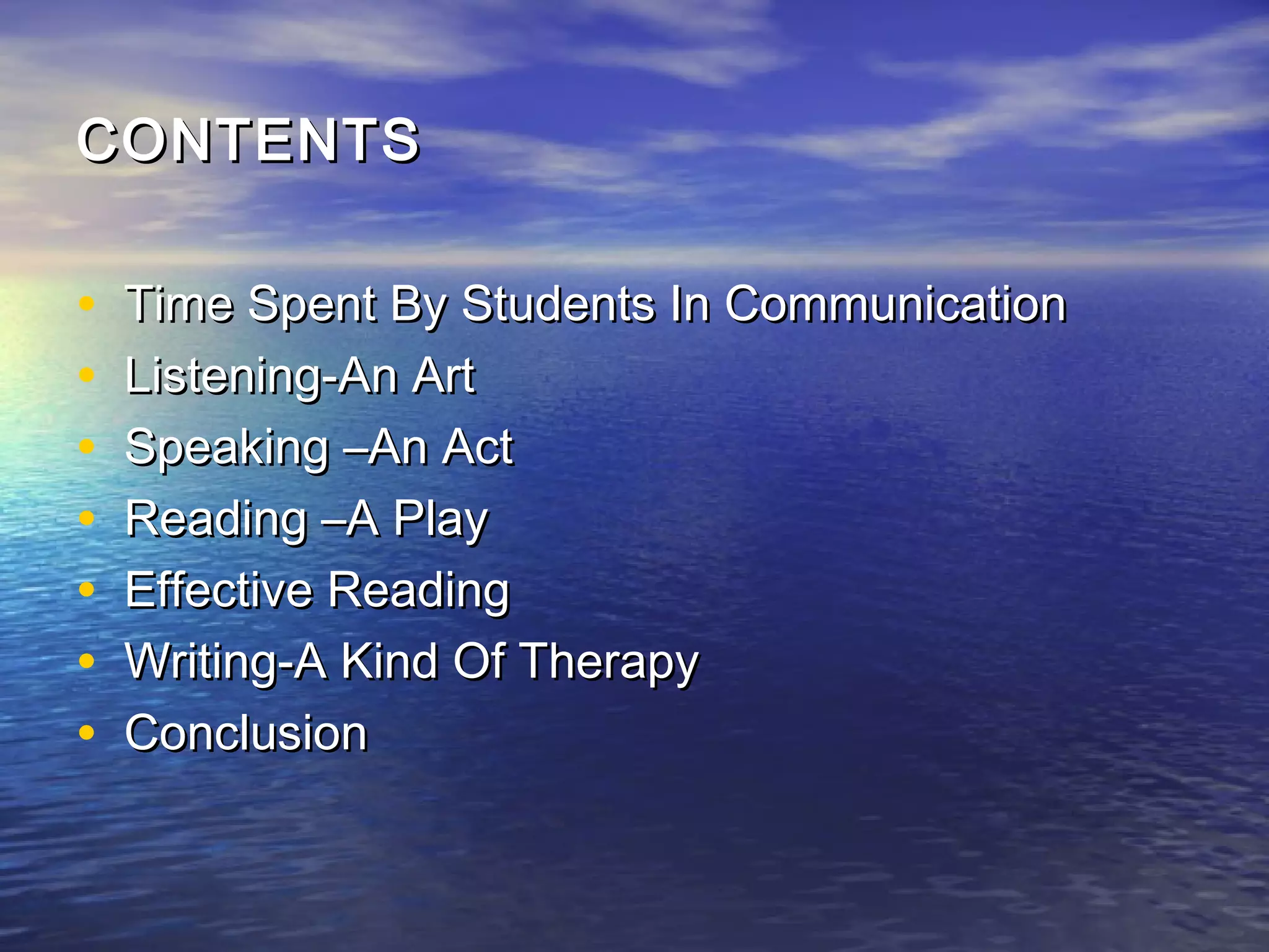 Communication skills LSRW(Listening ,Speaking, Reading and Writing) | PPT