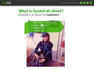 Meet SysAid, from CEO Sarah Lahav | PPTX