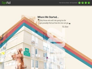 Meet SysAid, from CEO Sarah Lahav | PPT