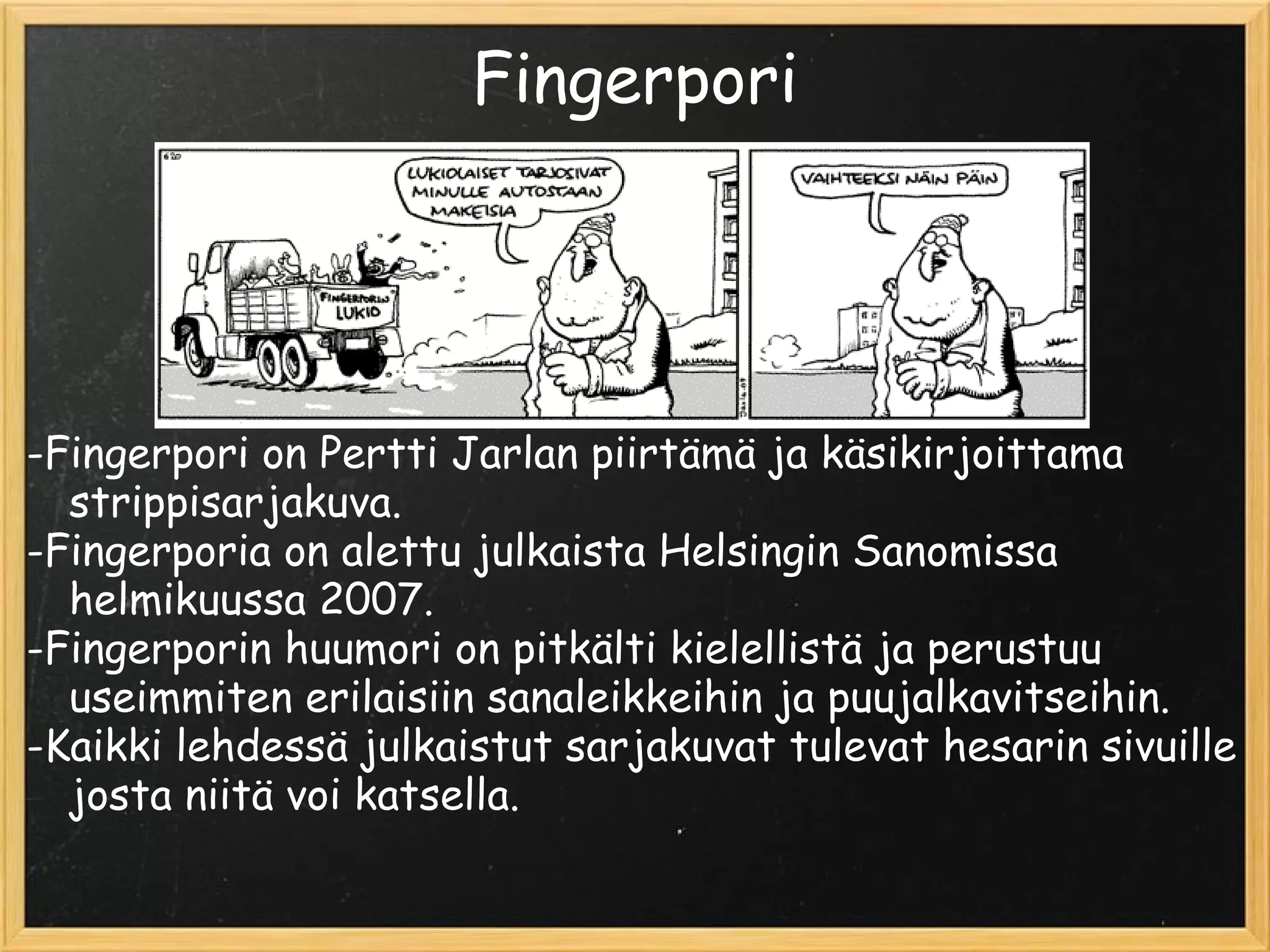 Sarjakuvat | PPT