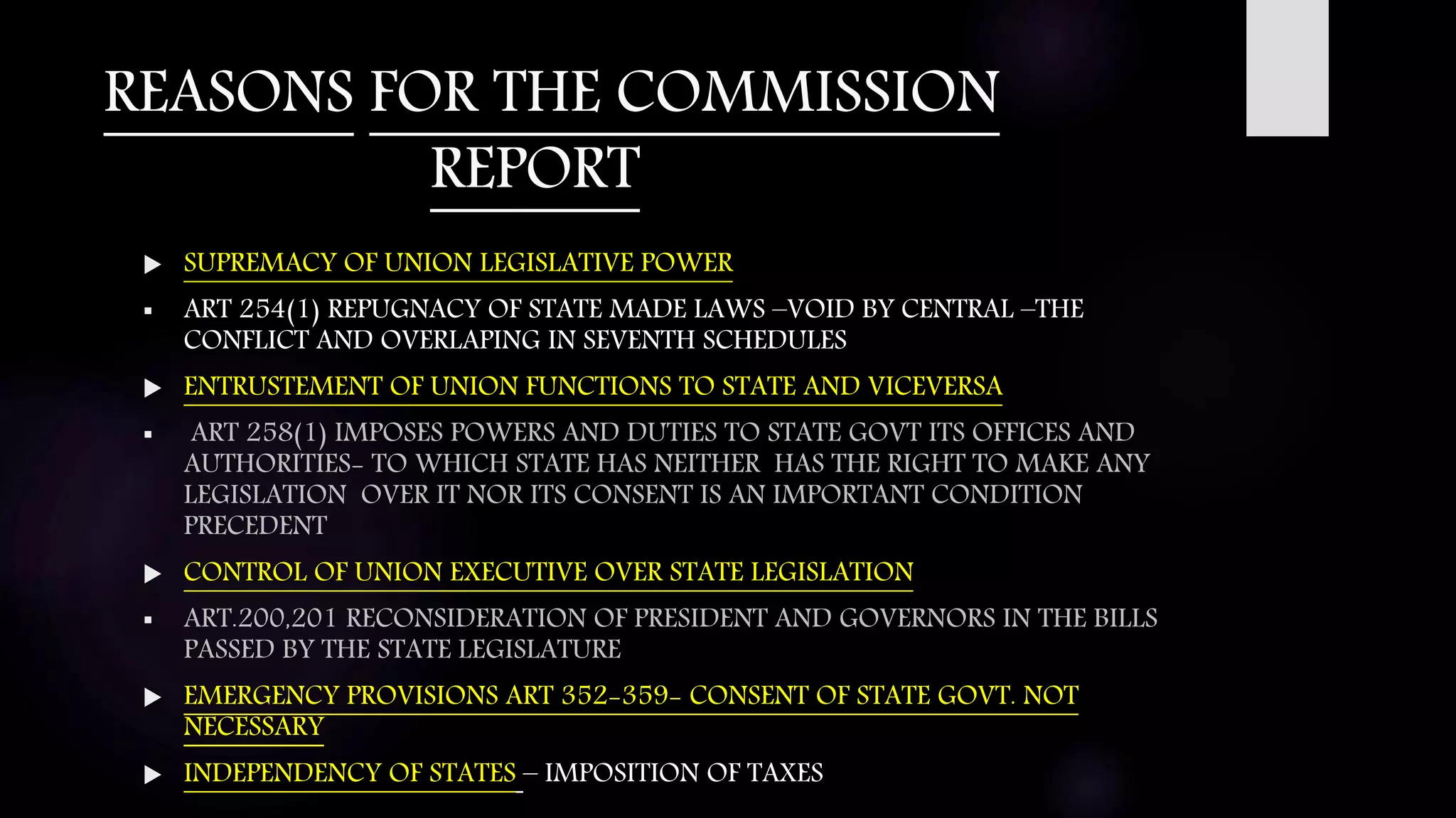 Sarkaria commission report(1983) | PPTX
