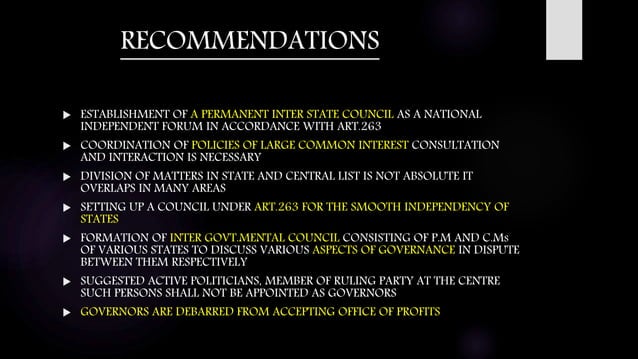 Sarkaria commission report(1983) | PPTX