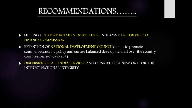 Sarkaria commission report(1983) | PPTX