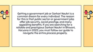 Sarkari Naukri in Bhiwani, Haryana 2025.pdf