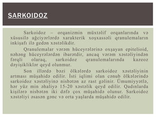 Sarkoidoz | PPTX