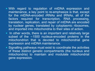 assignment on inheritance and expressio of organeller dna 1 | PPT