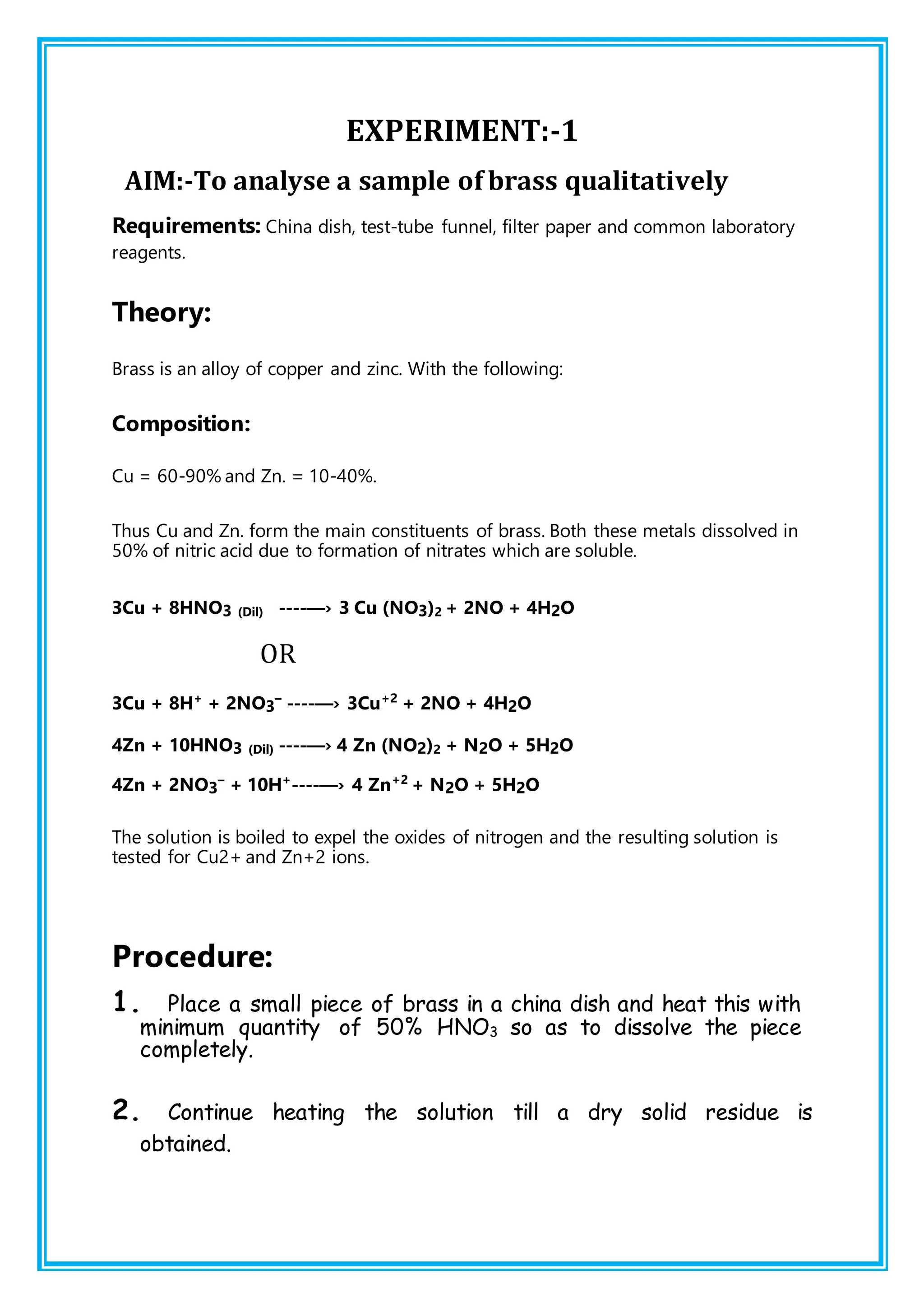 chemistry project on constituents of alloys | DOCX