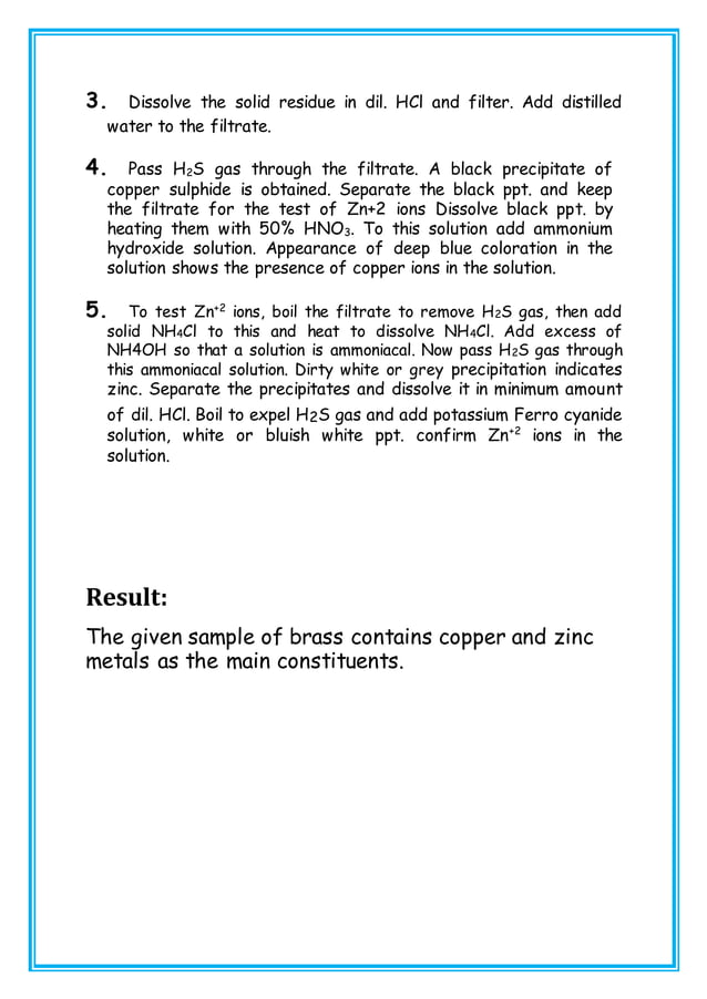 chemistry project on constituents of alloys | DOCX | Chemistry | Science