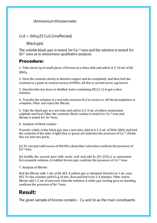 chemistry project on constituents of alloys | DOCX | Chemistry | Science
