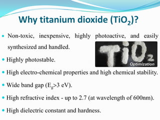 Effect of Annealing on the Structural and Optical Properties of Nanostructured TiO2 Films ...