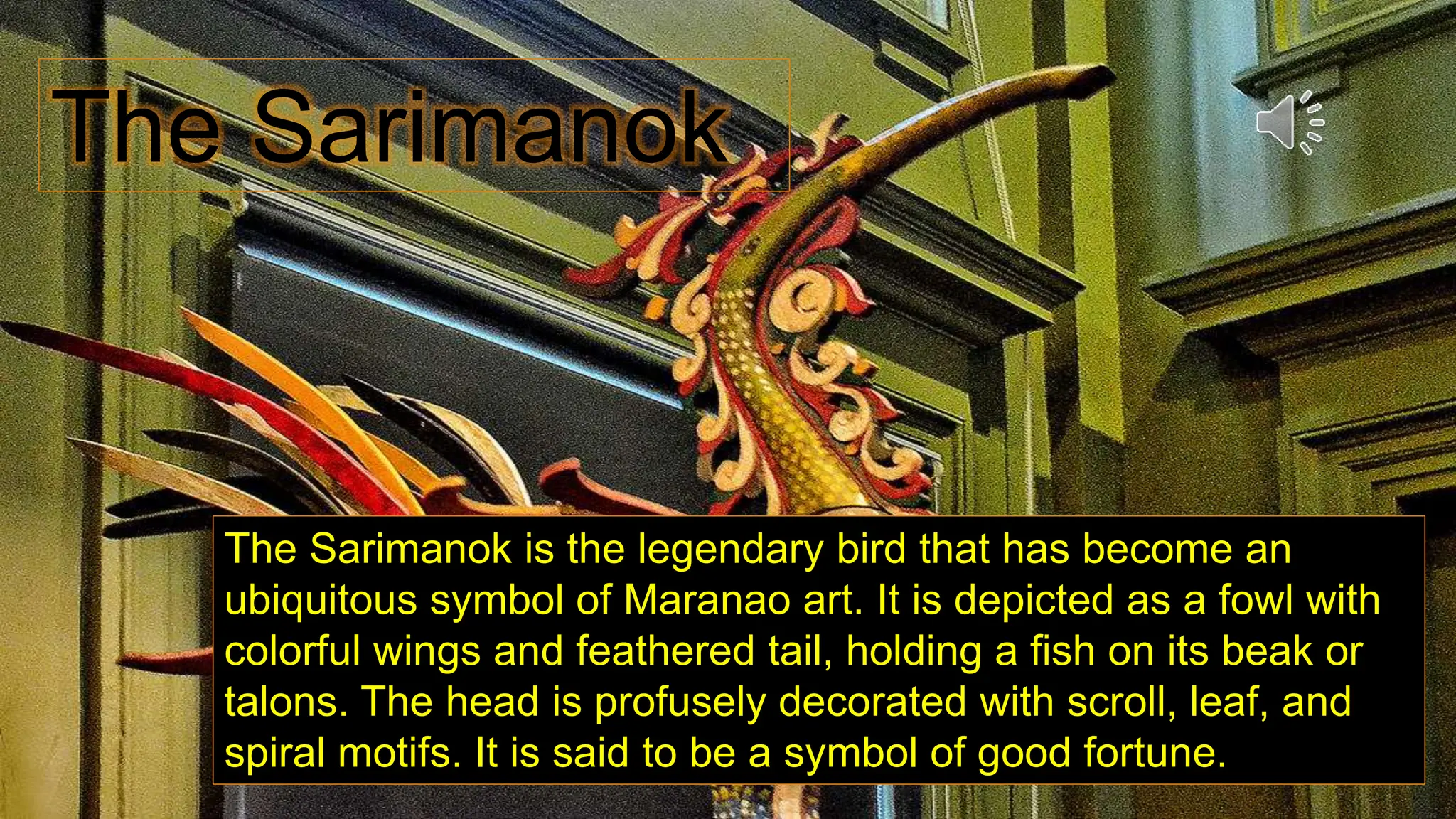 Sarmanok grade 7 arts history and background third quarter | PPTX