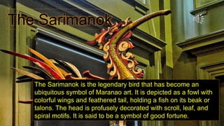 Sarmanok grade 7 arts history and background third quarter | PPTX