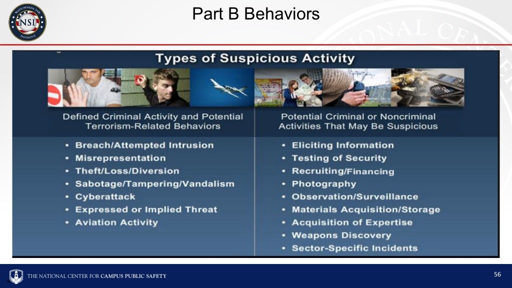 The Nationwide Suspicious Activity Reporting (SAR) Initiative (NSI)