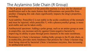 SAR OF penicillin and the antimicrobial structures | PPTX
