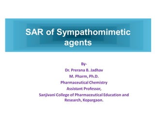 Structure Activity Relationship of sympathomimetic agents.pdf