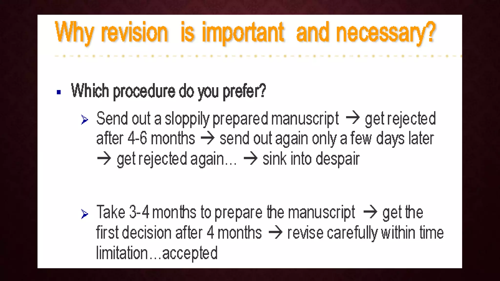 Minor Revision Reviews | PPTX
