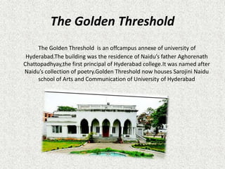 Sarojini naidu | PPTX