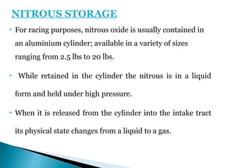 Nitrous Oxide in Automobile | PPT