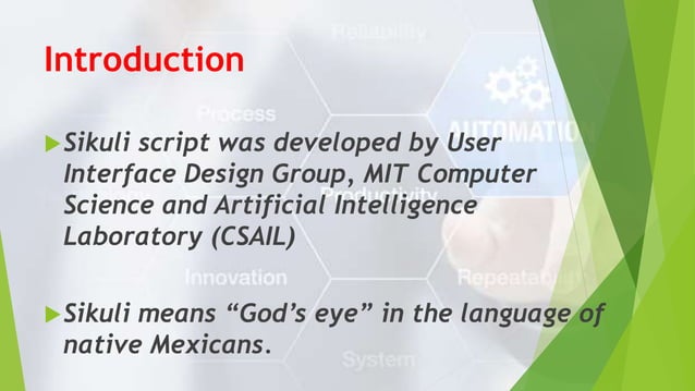 Sikuli UI Automation | PPT