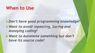 Sikuli UI Automation | PPT